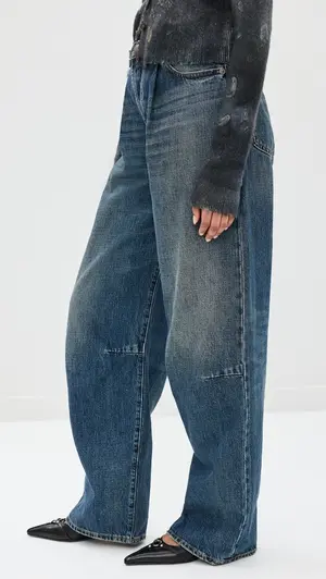 R13 Wayne Articulated Knee Jeans In Dawson Blue - 50% Off